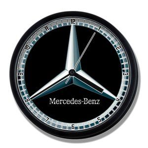 Clock | Wall Decor | Mercedes Benz Logo Wall Clock New | Poshmark
